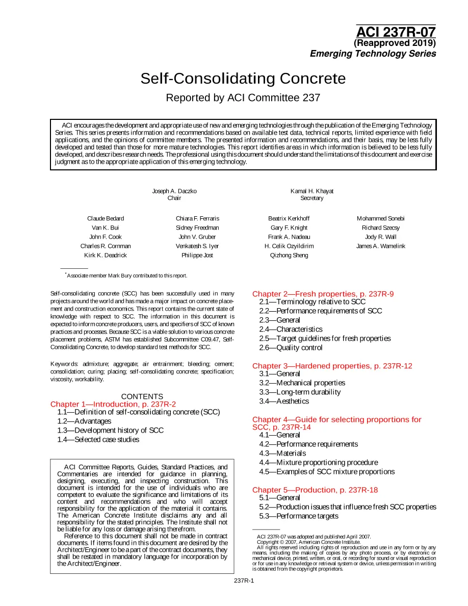 ACI 237R-07(19) PDF